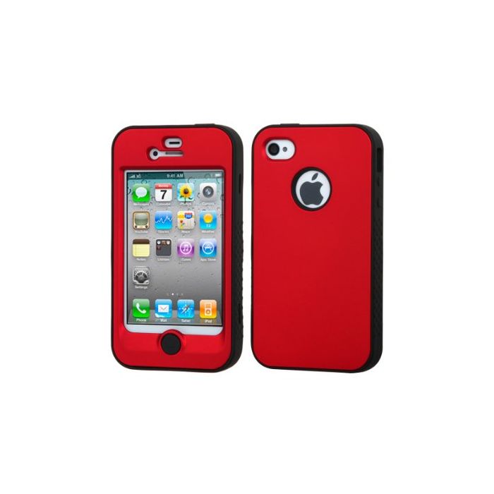 red iphone 4 case